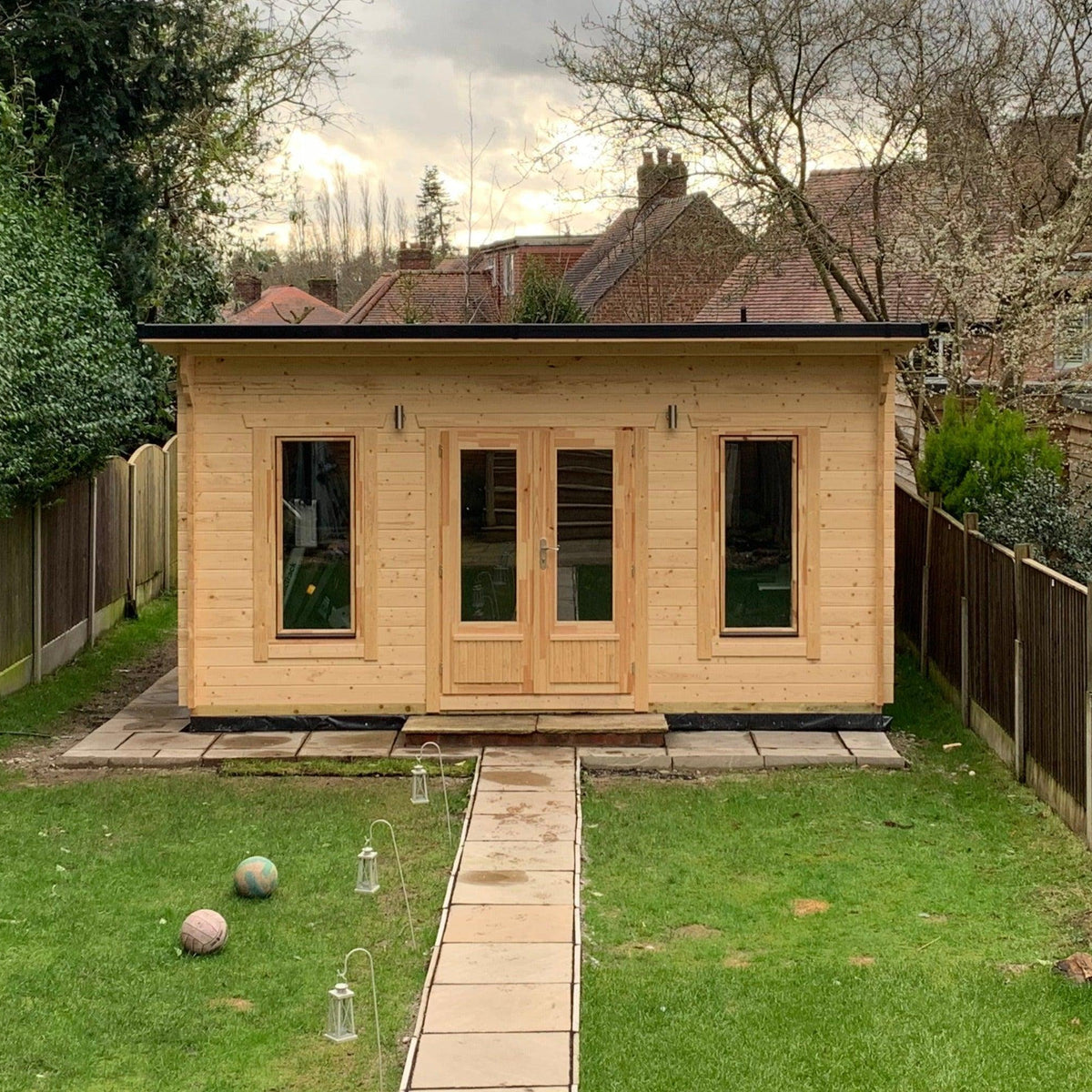 Maximise Space in Your Garden with TBS135 Log Cabin – Timber Building ...