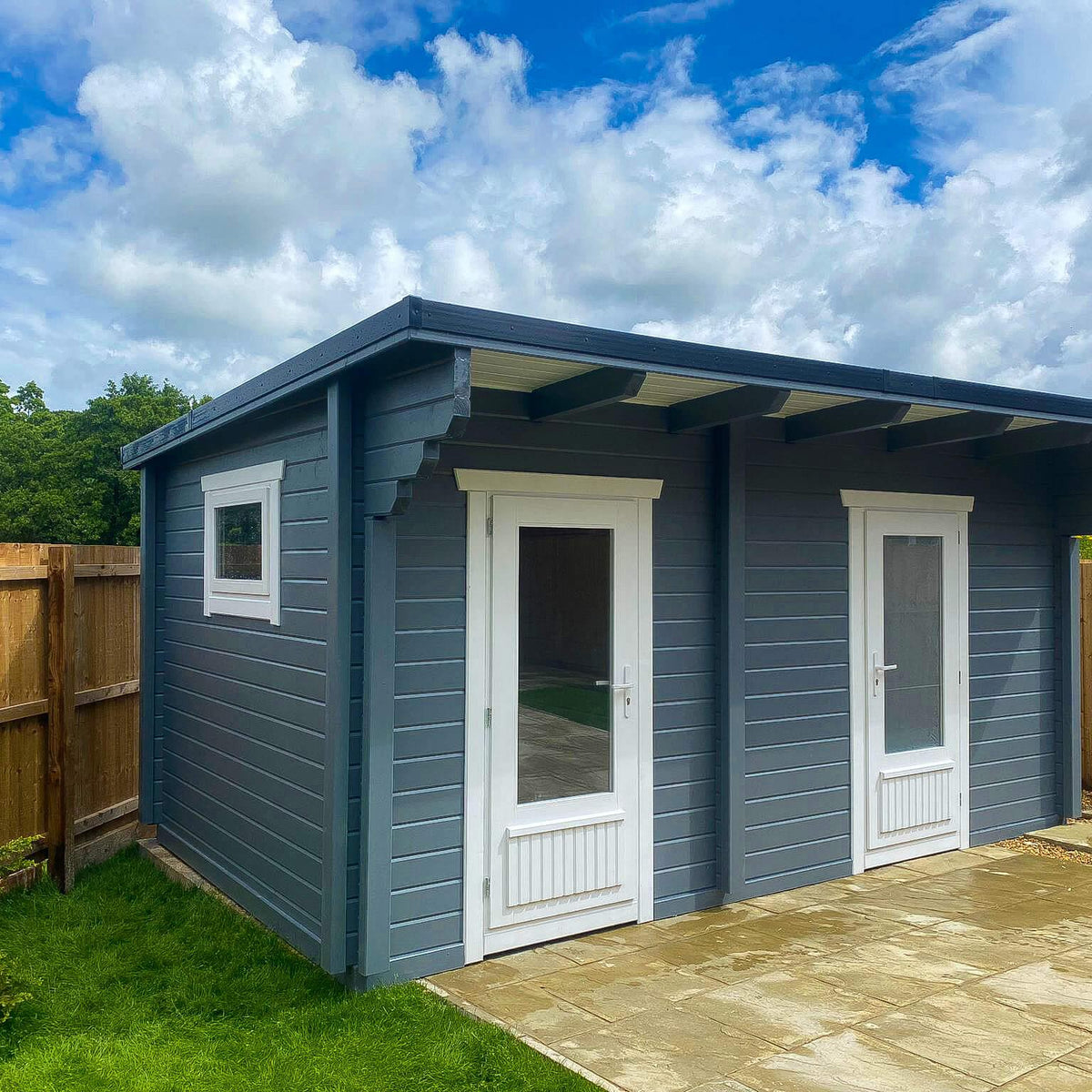 His and Her Dual Garden Office in Chorley - Custom Build by Timber ...