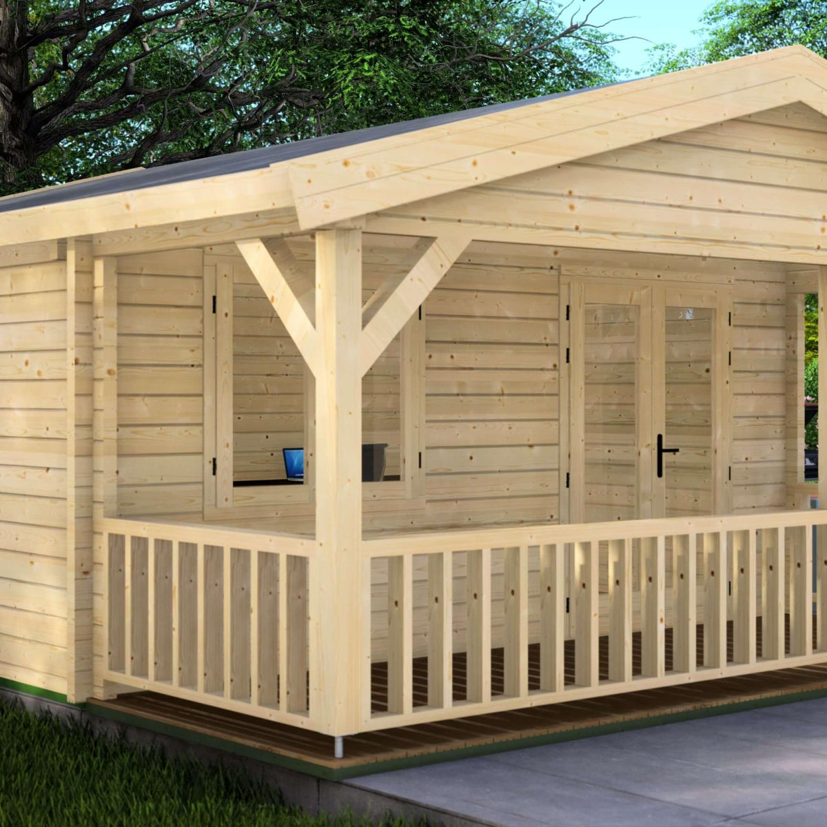 Explore Various Garden Log Cabin Base Options – Timber Building Specialists