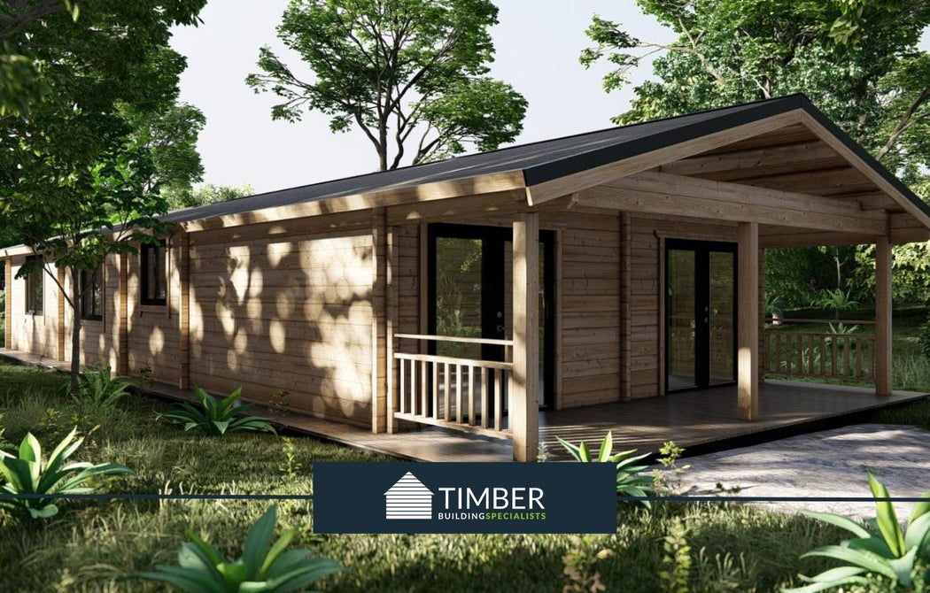 2 Bedroom Log Cabin Solutions for Small Groups – Timber Building ...