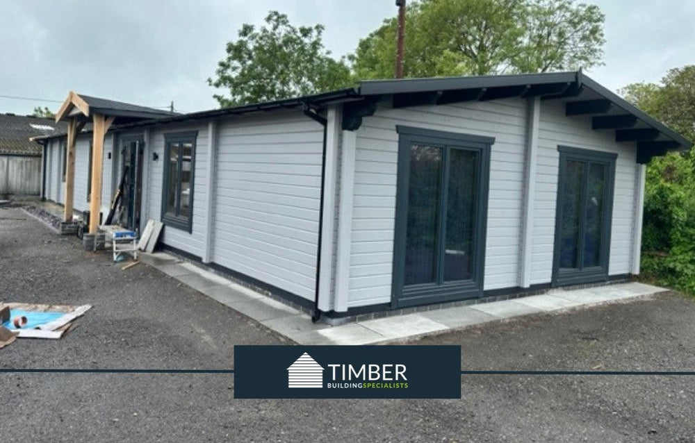 Building A Log Cabin Call Centre for Keedwells | Timber Building ...