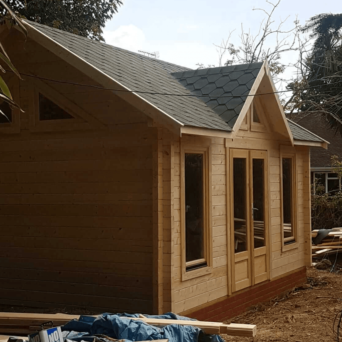 Surrey Bespoke Log Cabin – Timber Building Specialists