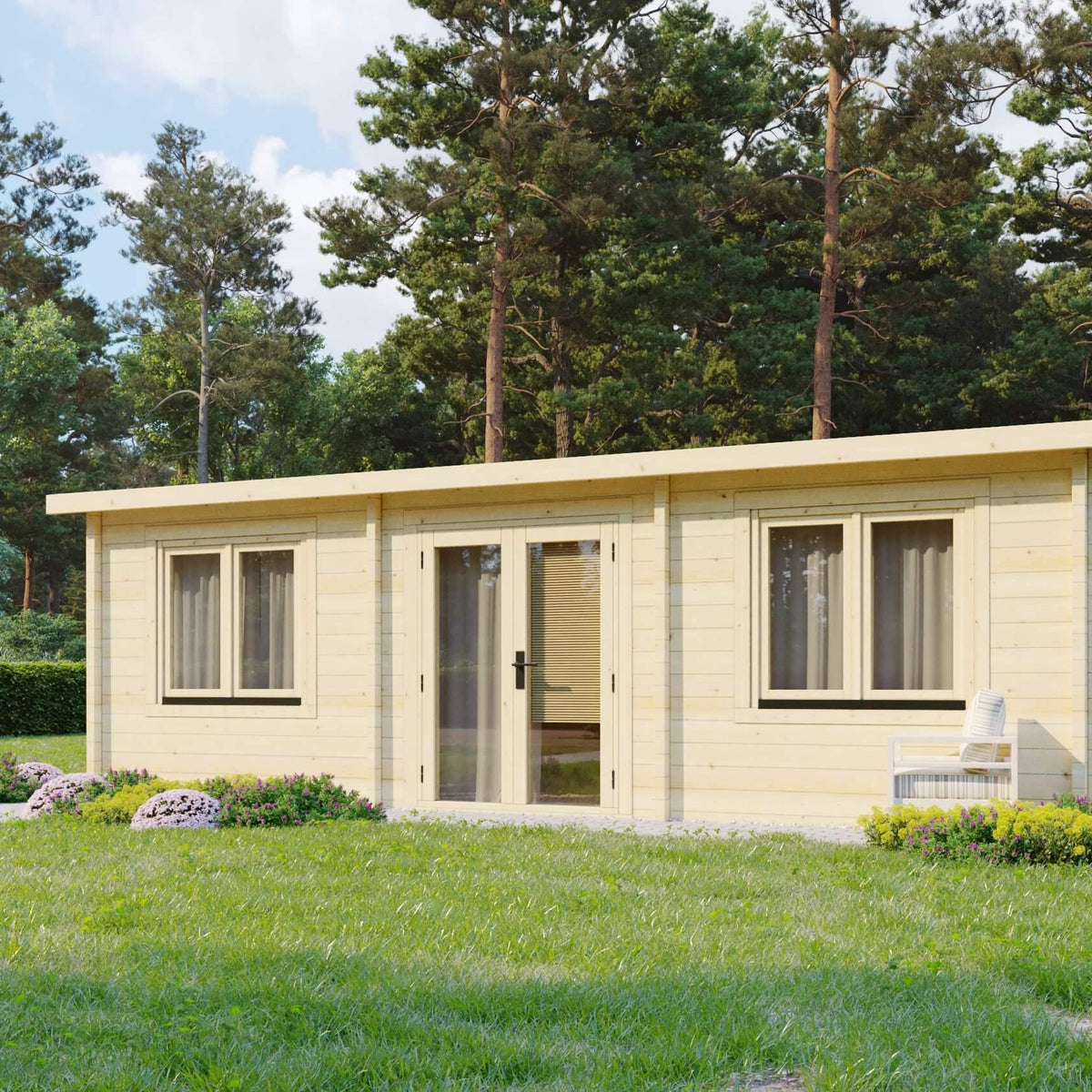 Log Cabins In 68mm Logs | Timber Building Specialists