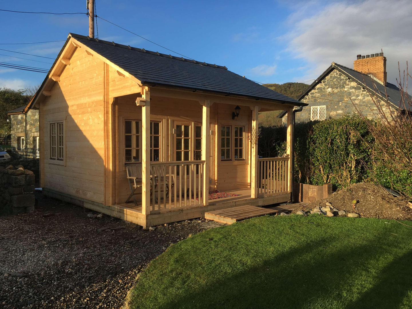 Granny Annexe Log Cabins - Garden - Timber Building Specialists
