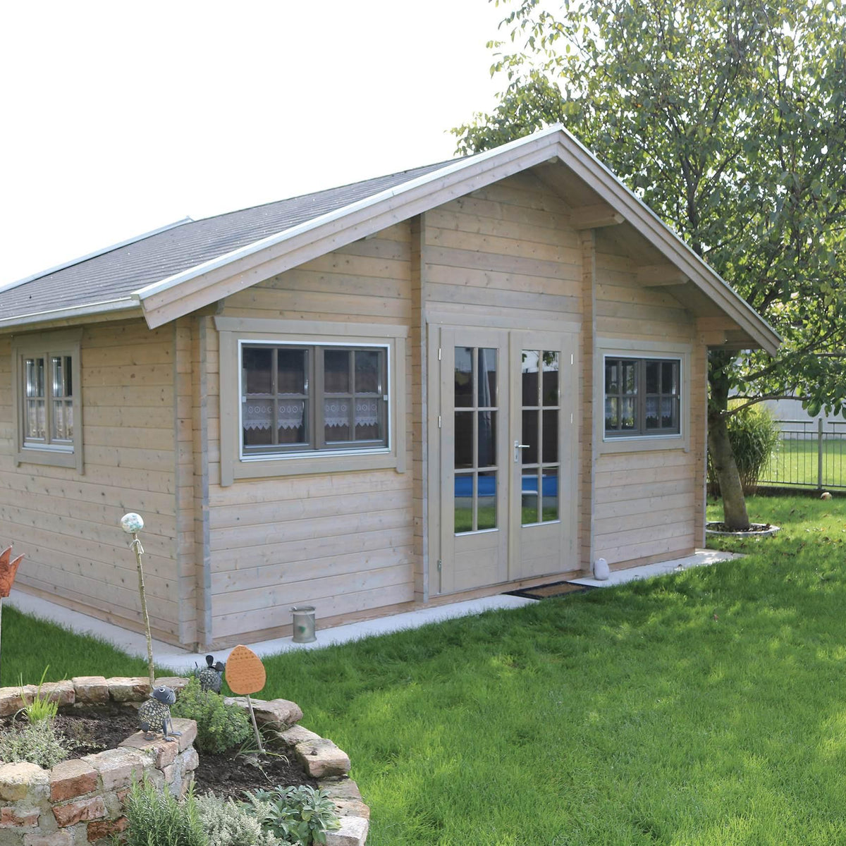Apex Roof Log Cabins - Luxury Garden Cabins - Timber Building Specialists