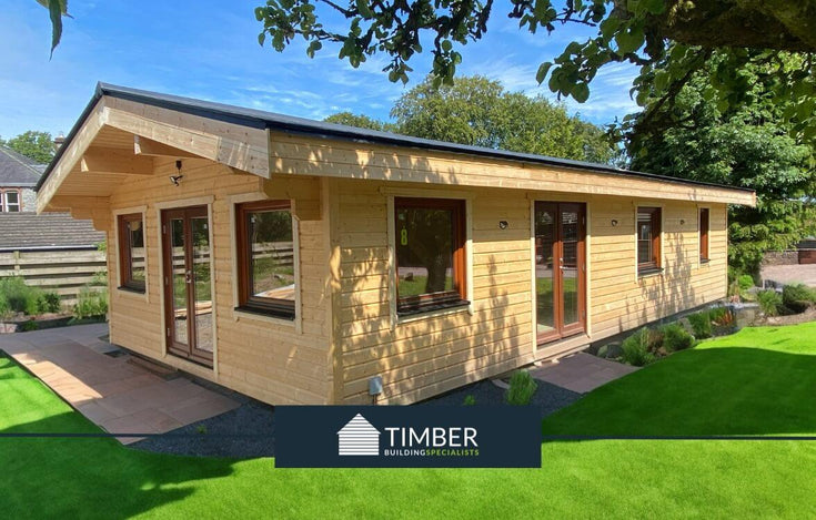 2 Bed Lodge Cabins - Luxury 2 Bedroom Log Cabin - Timber Building ...