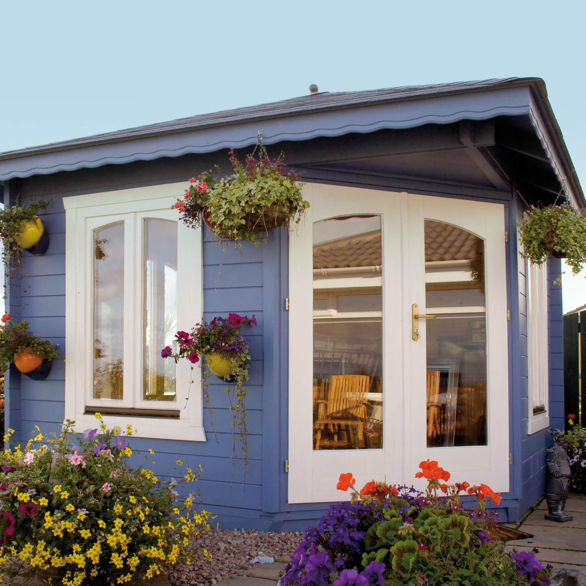 Corner Log Cabins for Small Gardens | Timber Building Specialists