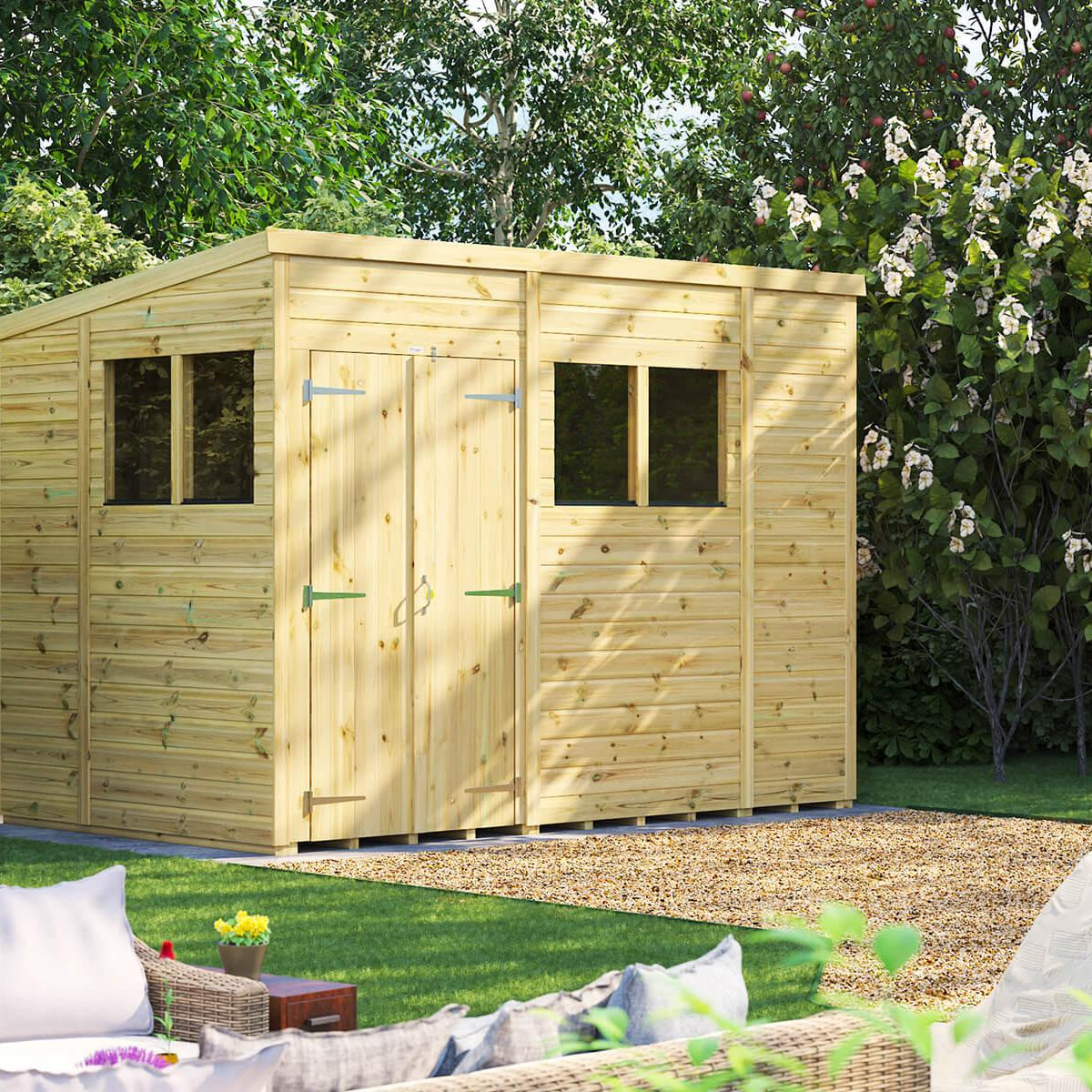 UK Shed Premium - Pent – Timber Building Specialists