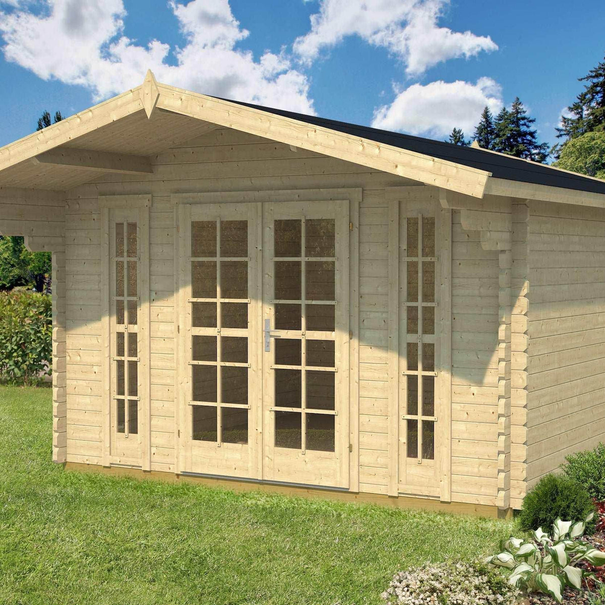 CAMILLA B 3.8x3.8m Log Cabin | Timber Building Specialists