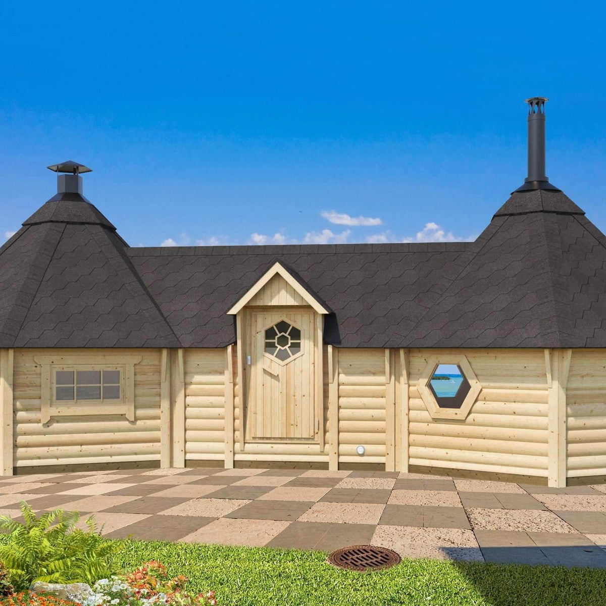 MAGNUS BBQ Hut Grill Cabin 22 m2 – Timber Building Specialists