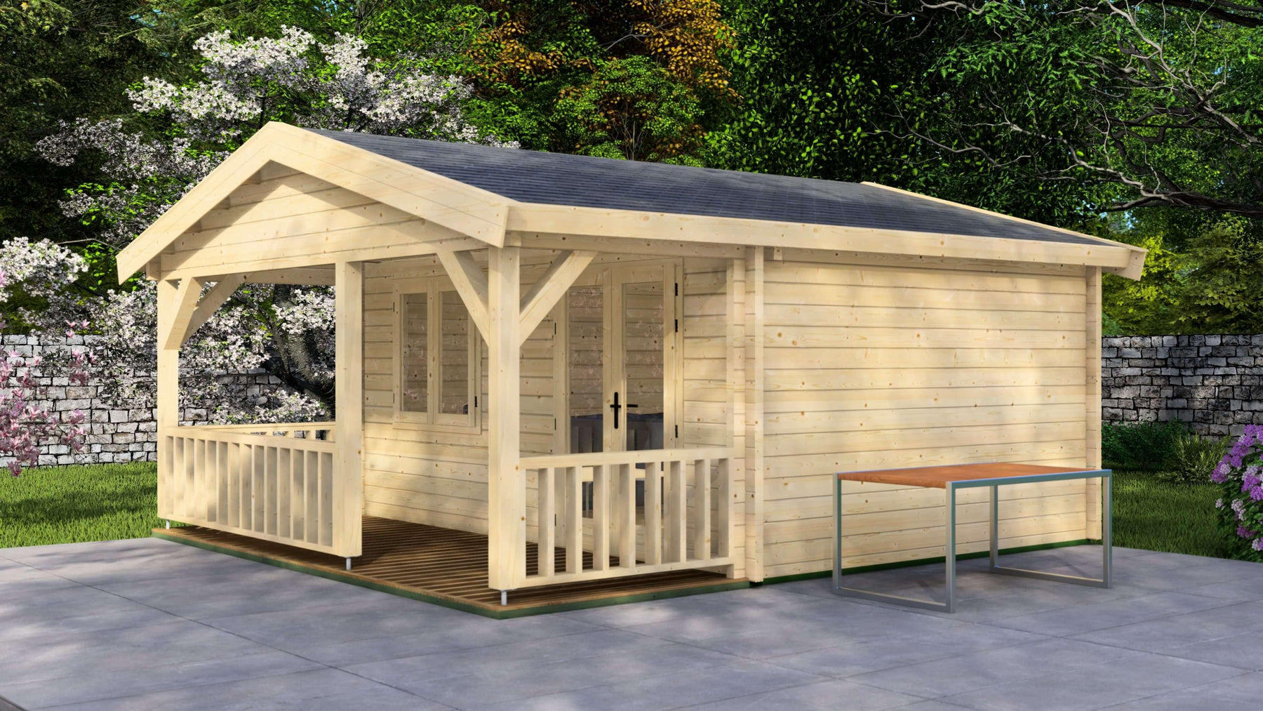 Premium 1 Bed Lodge Cabins | Timber Building Specialists UK