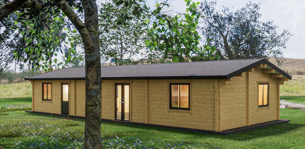 TBS173 3 Bed Lodge | 15.3x6.8m – Timber Building Specialists