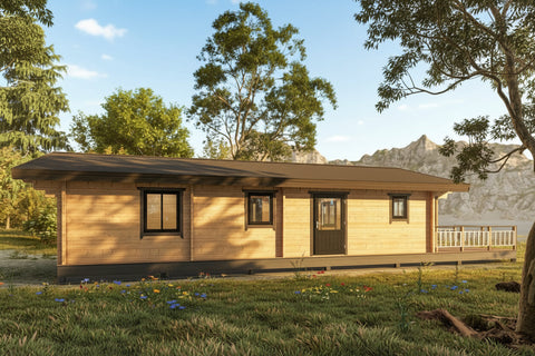 School Classroom Log Cabin – Timber Building Specialists