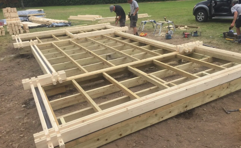 Log Cabin Base, Which Base To Choose? | Timber Building Specialists