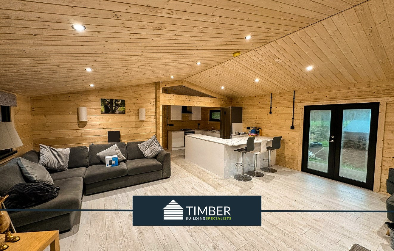 2 Bed Lodge Cabin - Log Cabins - Timber Building Specialists