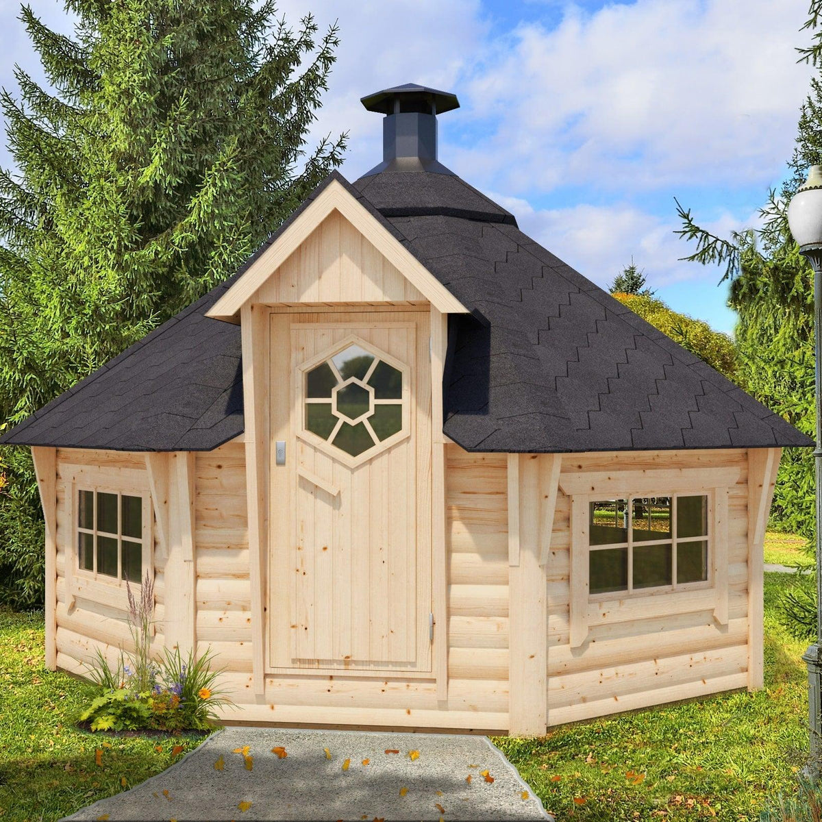 ROSCO BBQ Hut Grill Cabin 12 m2 – Timber Building Specialists