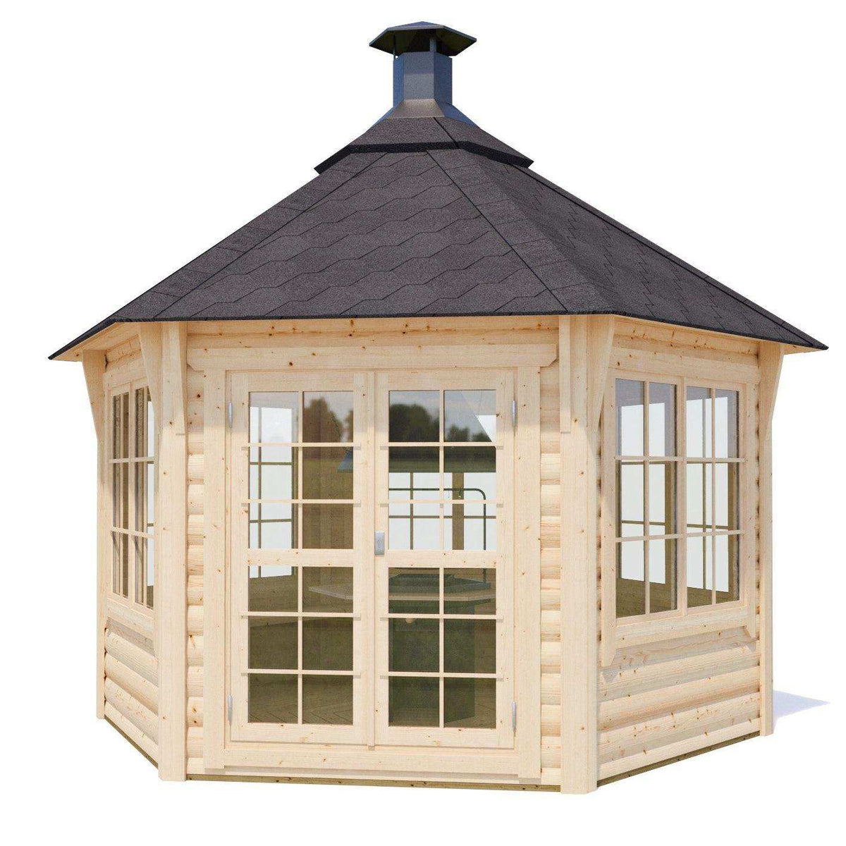 IRIS BBQ Hut Grill Pavilion 9 m2 – Timber Building Specialists