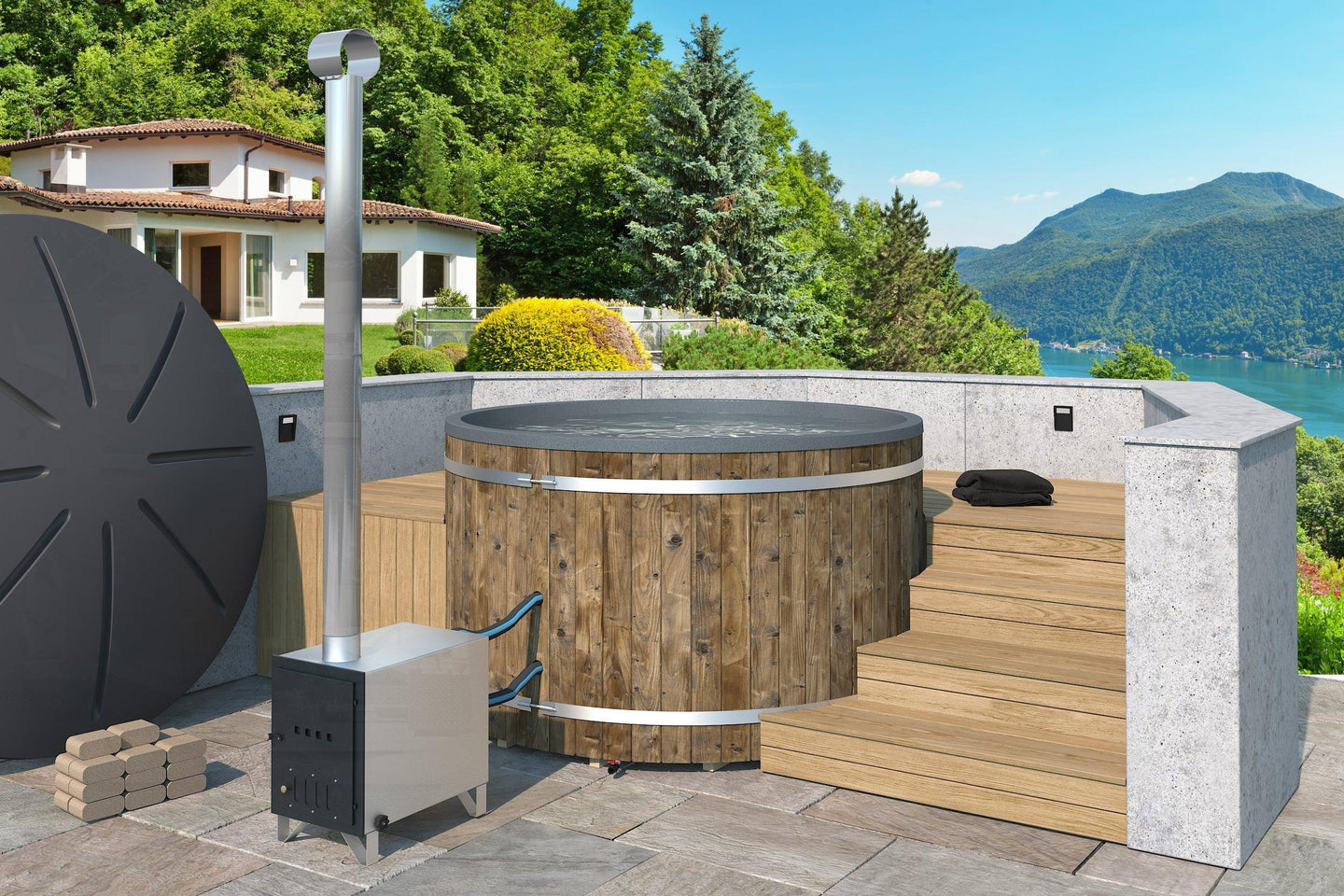Wooden Hot Tub 200 | Timber Building Specialists