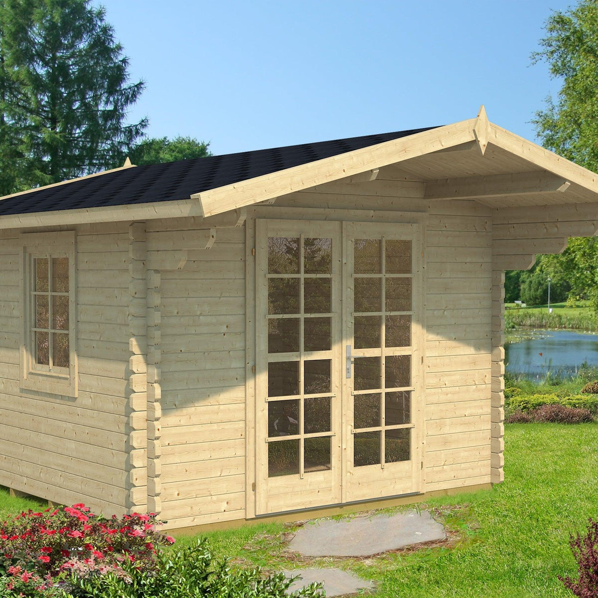SANDRA A 3.2x2.7m Log Cabin | Timber Building Specialists