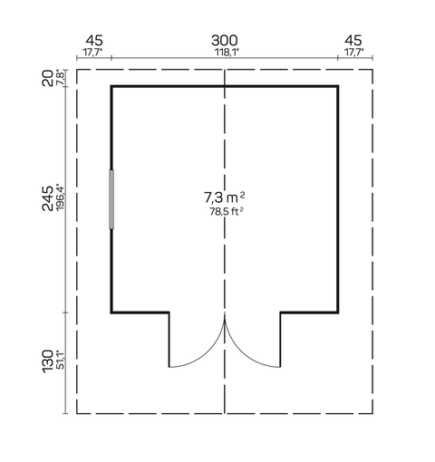 Garden Log Cabins with 70mm Logs | Timber Building Specialists