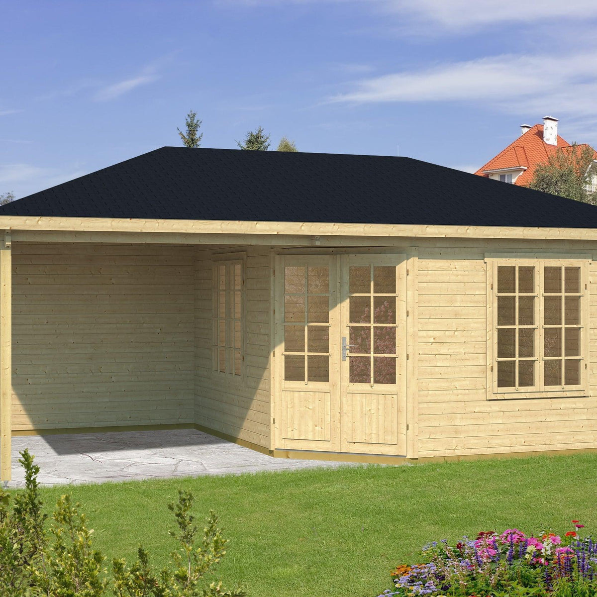 SICILIA 6.7x3.8m Log Cabin | Timber Building Specialists