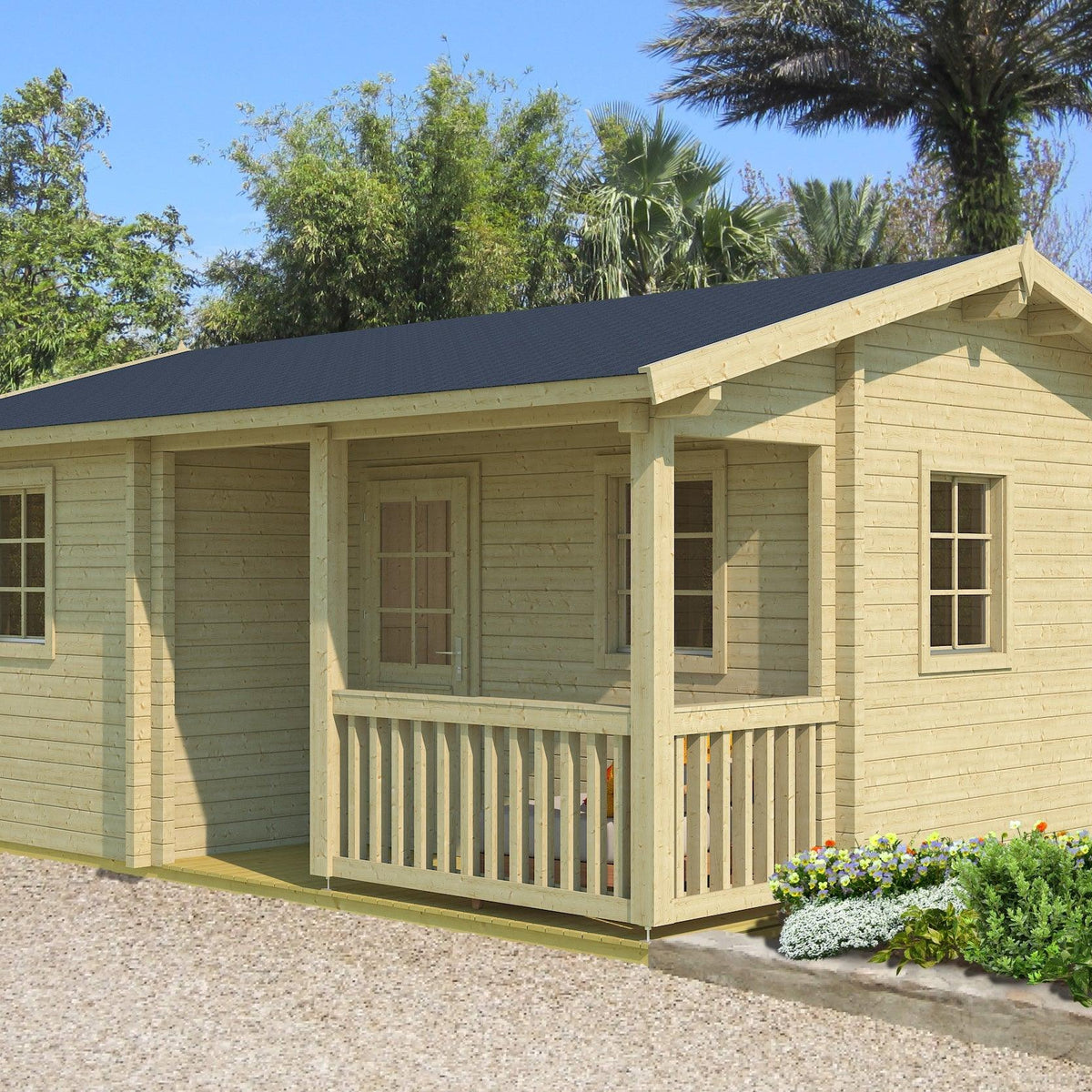 VERONA 6.0x4.7m Log Cabin | Timber Building Specialists